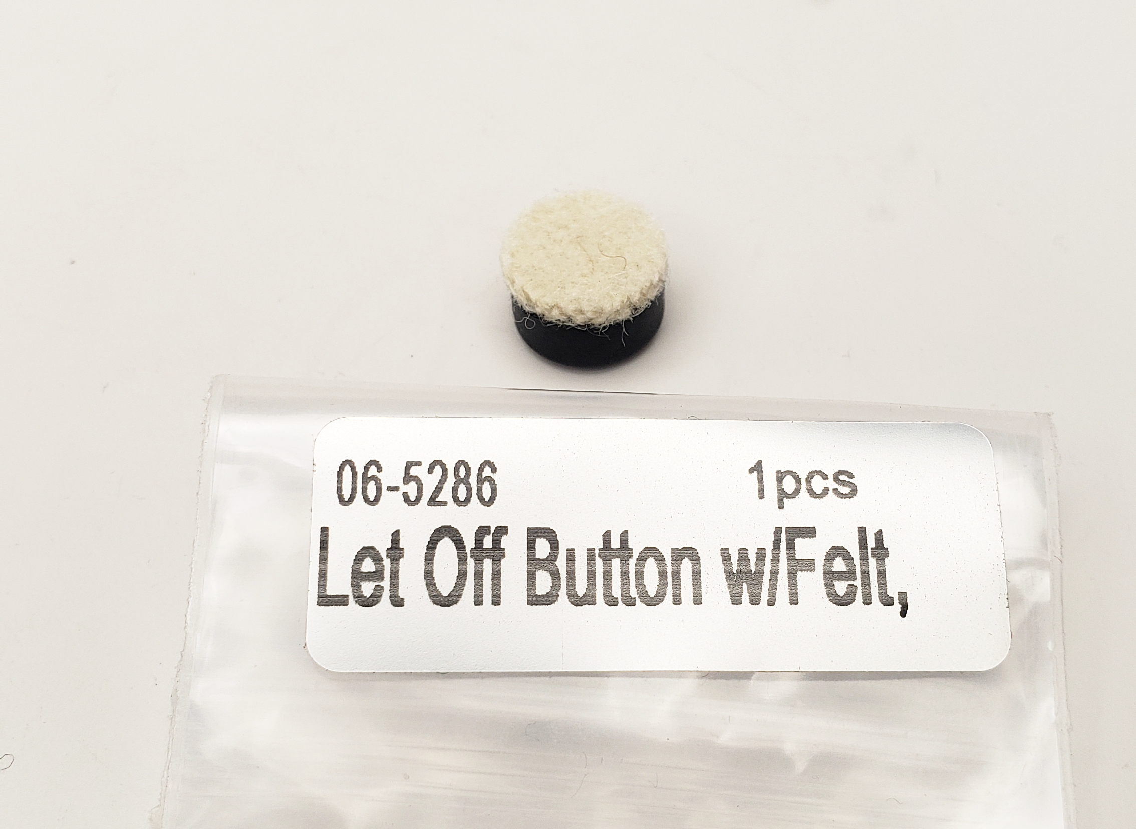 Let-Off Button w/Felt | Wessell, Nickel & Gross